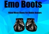 Second Life Marketplace - Dinkie Emo Boots--- Black Sole