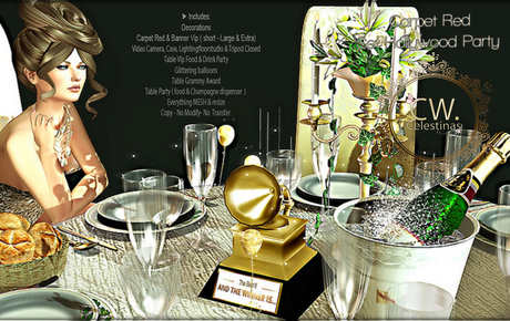 Second Life Marketplace - .:(CW):. Carpet Red Hollywood Party BOX ...
