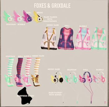 Second Life Marketplace - Foxes & Grixdale - Hailey - Wings - Seafoam