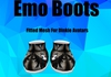 Second Life Marketplace - Dinkie Emo Boots--- White Sole