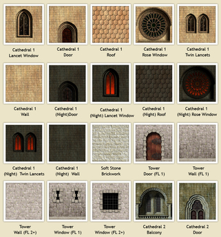 Second Life Marketplace - vivid - Church & Fortress Textures