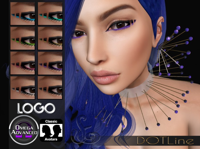 Second Life Marketplace - ::SG:: DOTLine Liner for OMEGA - LOGO Head ...
