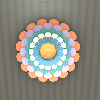 Second Life Marketplace - FULL PERM MESH Paper Wall Flower Deco 2 ...