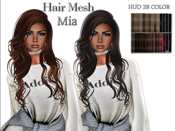 Second Life Marketplace - Mesh Hair Mia