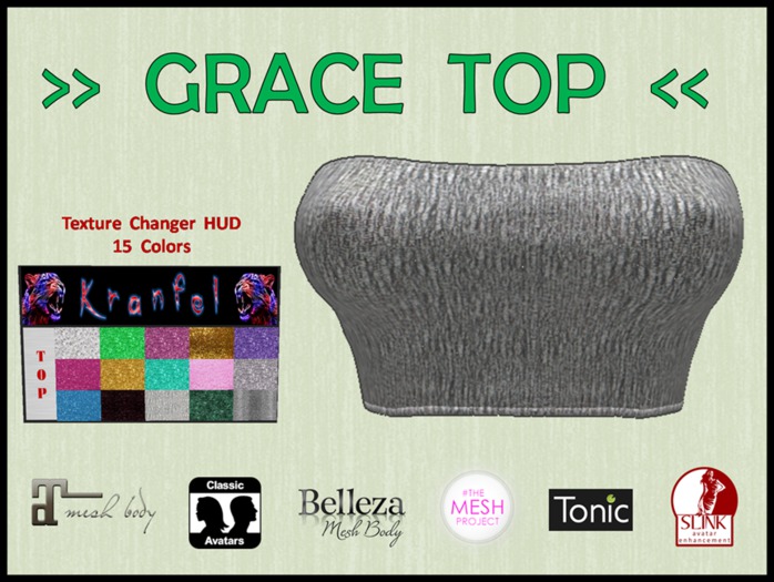 Second Life Marketplace - >> Grace Top