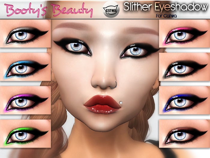 Second Life Marketplace - *Booty's Beauty* Catwa Eyeshadow ~ Slither