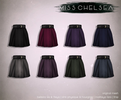 Second Life Marketplace - .miss chelsea. Nyla Skirt Colour Pack 2