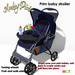 Second Life Marketplace - *MP Single Prim Baby Stroller - NAVY- BOXED