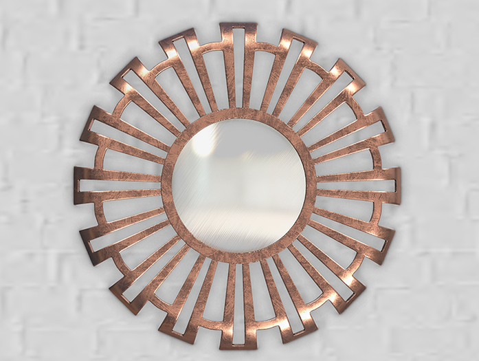 Second Life Marketplace - The Loft & Aria - Hargrave Sunburst Mirror Rose