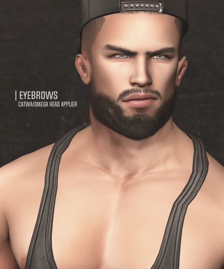 Second Life Marketplace - Volkstone Vince EyeBrows - OMEGA/Catwa Head ...