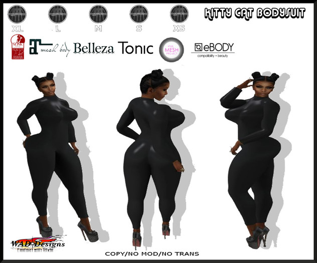 Second Life Marketplace Kitty Cat Suit