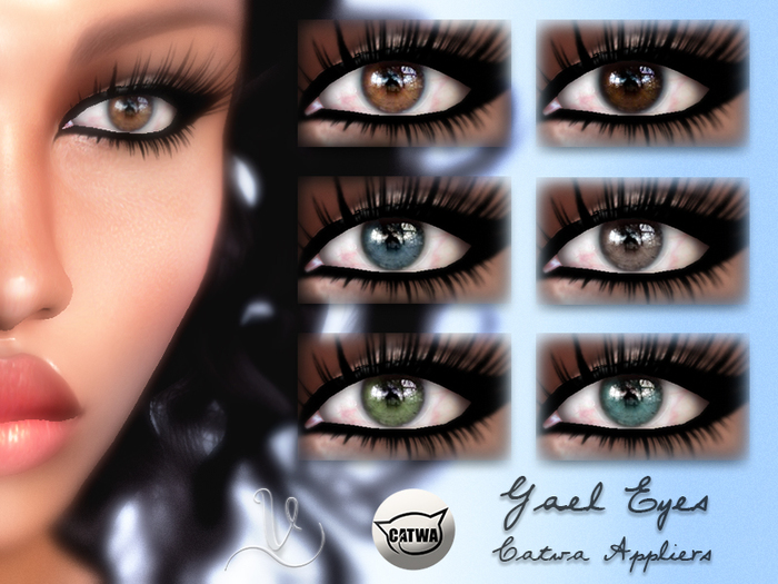 Second Life Marketplace - -Vivienne Braveheart- Gael Eyes Appliers [Catwa]