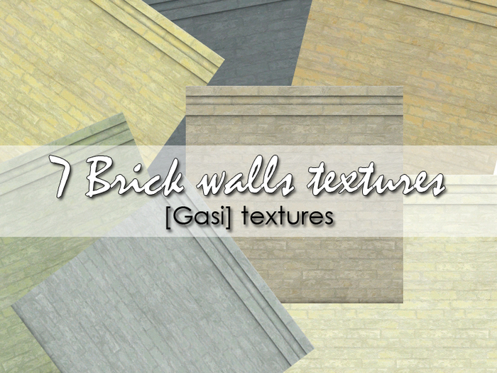 Second Life Marketplace - [Gasi] Brick Walls