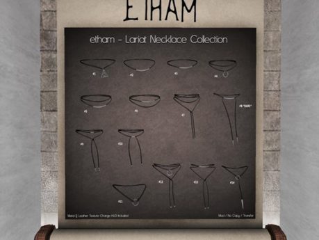 Second Life Marketplace - etham - Lariat Necklace # 8 *RARE*