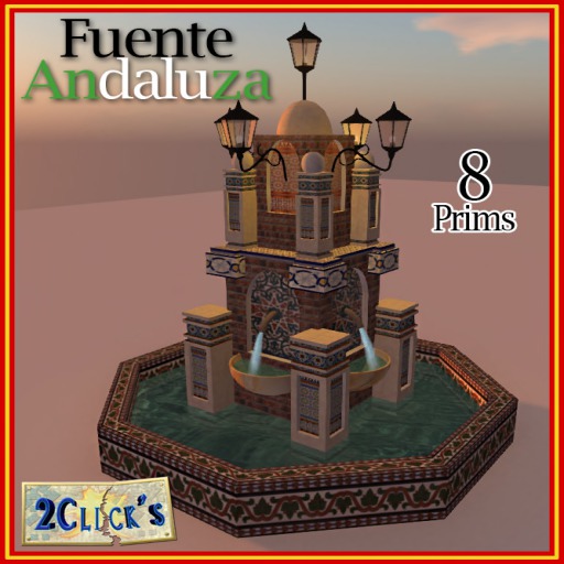 Second Life Marketplace - fuente andaluza- spanish fountain