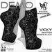 Second Life Marketplace - Wicca's Wardrobe - Vicky Booties DEMO [BOXED]