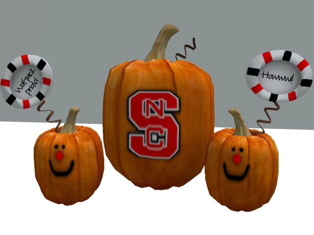 Second Life Marketplace - .:TS:. College Team Pumpkin (North Carolina ...