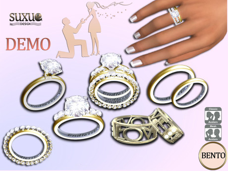 Second Life Marketplace - [SuXue Mesh] Didim Bento & Classic UnRigged ...