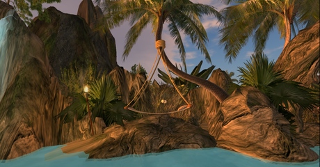 Second Life Marketplace - Paradise Lagoon Waterfall