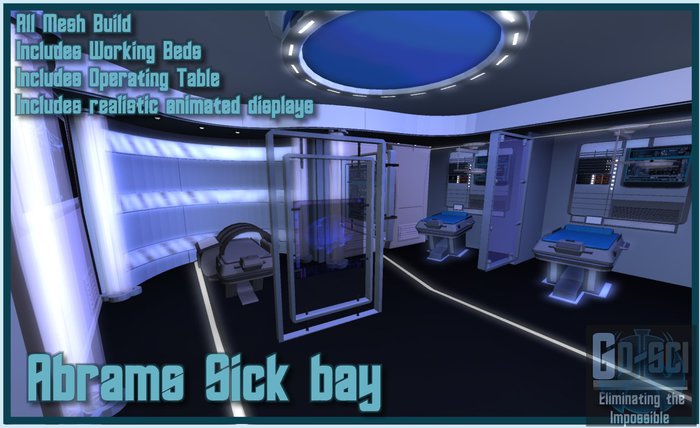 Second Life Marketplace - Abrams Sick Bay,1.0,350