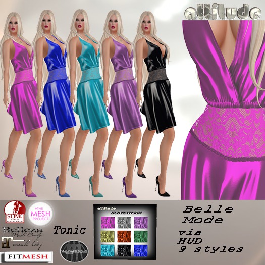 Second Life Marketplace Big Sale Belle Mode Fitmesh Dress Box