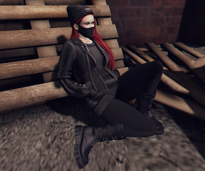 Second Life Marketplace - :PC: Mick Leather Jacket DEMO {WEAR ME}