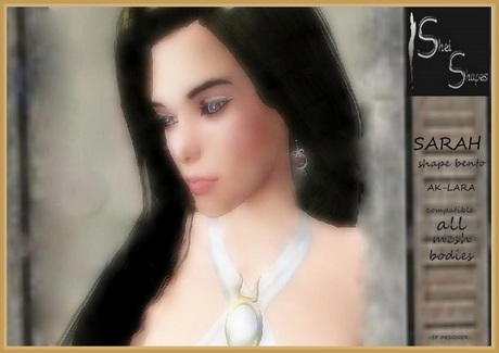 Second Life Marketplace - SARAH SHAPE BENTO TO AK LARA