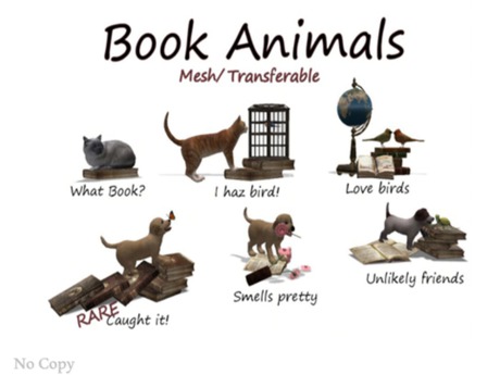 Second Life Marketplace - Book Animals - Smells Pretty