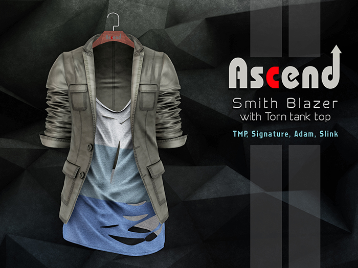 Second Life Marketplace - /Ascend/ Smith Blazer with Tank top - Murdock
