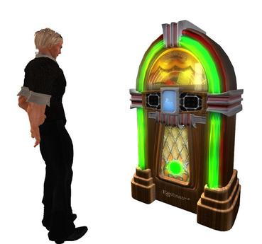 Second Life Marketplace - Sculpted JukeBox & Vistor list in one with ...