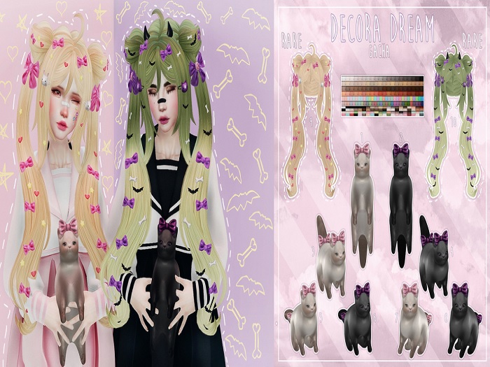 Second Life Marketplace - 5. [NANI] Decora.Dream ~ Sweet.Cat (Rez 2)