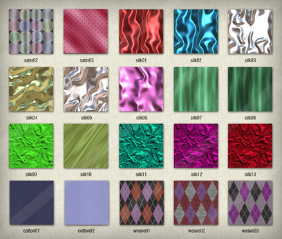 Second Life Marketplace - vivid big pack fabric seamless textures
