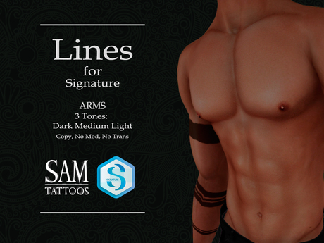 Second Life Marketplace - [SAM TATTOOS] LINES
