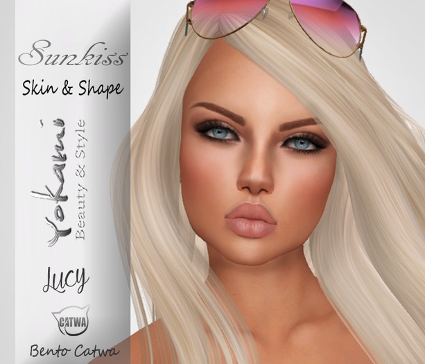 Second Life Marketplace - Yokami~LUCY SUNKISS SKIN & SHAPE [CATWA BENTO ...
