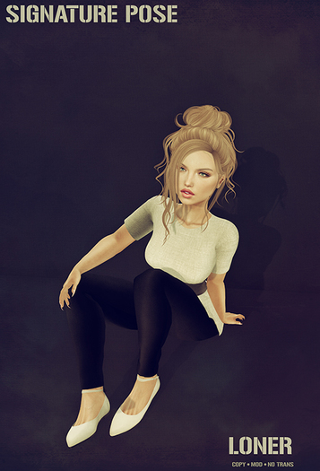 Second Life Marketplace - *SALE* Signature Pose - Loner (Boxed)