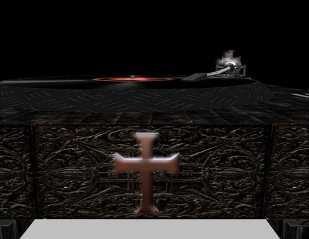 Second Life Marketplace - Gothic Turntable DarK - Rotating Record ...