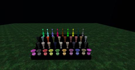 Second Life Marketplace - NOVA 1 FAT PACK OF VASES