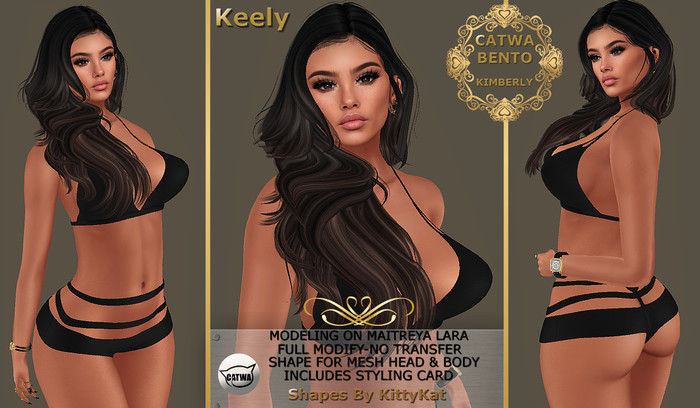 Second Life Marketplace - Shapes by KittyKat - Keely Catwa Kimberly
