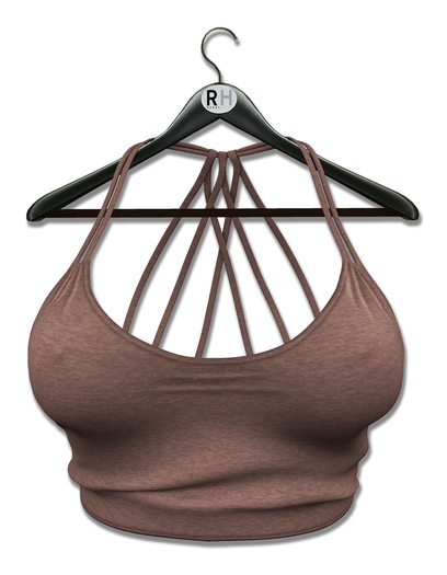 Second Life Marketplace - !Rebel Hope - Kallie Mesh Crop Top - Tan
