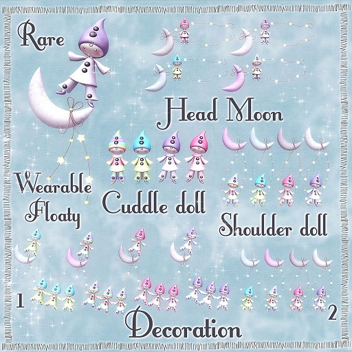Second Life Marketplace - * Lil Moon Kid * Blue Cuddle Kid