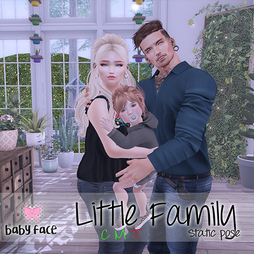 Second Life Marketplace - [baby face] POSES - Little Family
