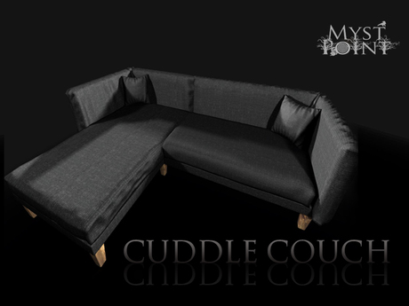 Second Life Marketplace - Cuddle Couch (grey)