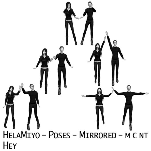 Second Life Marketplace Helamiyo Poses Hey