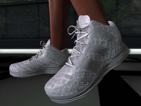 Second Life Marketplace - BB Basketball Shoes Alpha White