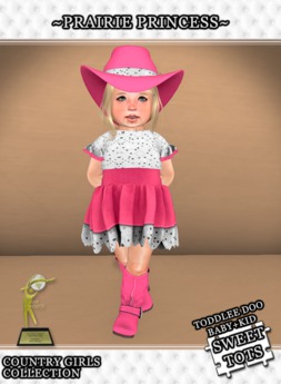 Second Life Marketplace - ~*Sweet Tots*~ TD~ Country Wear~ Prairie Princess