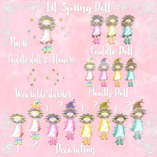 Second Life Marketplace - * Lil Spring Doll * Blue Mouth Doll