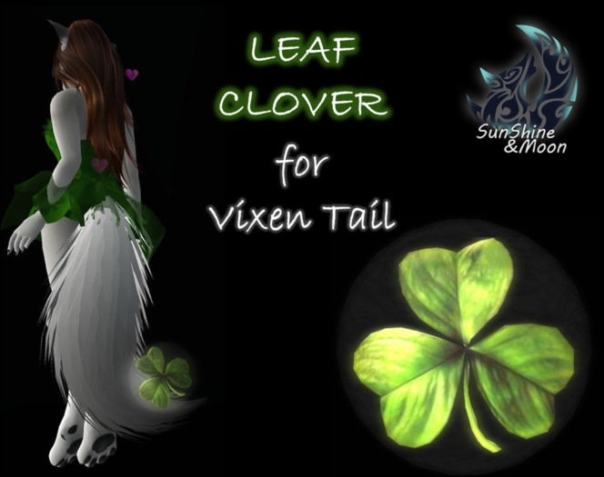 Second Life Marketplace - [S&M] Leaf Clover - Vixen Tail Toy
