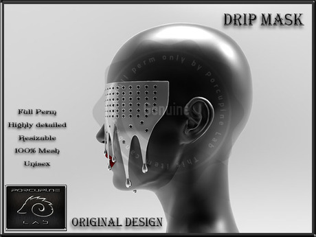 Second Life Marketplace - [PL] - Full Perm - Drip Mask
