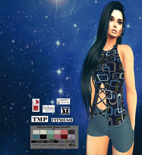 Second Life Marketplace Kerry Hot Days Outfit Boxed