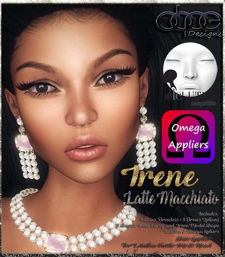 Second Life Marketplace - ::[DD]::IRENE Skin For OMEGA AND Lelutka Head ...